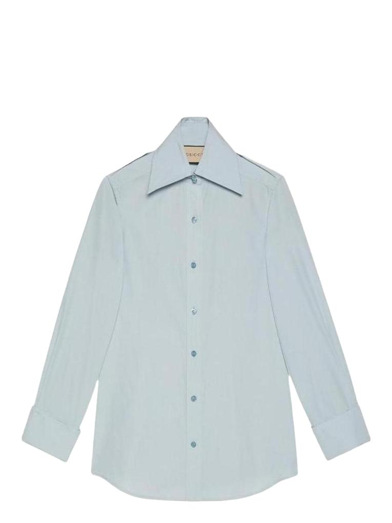 GUCCI Gucci Pointed Collar Button-Up Shirt